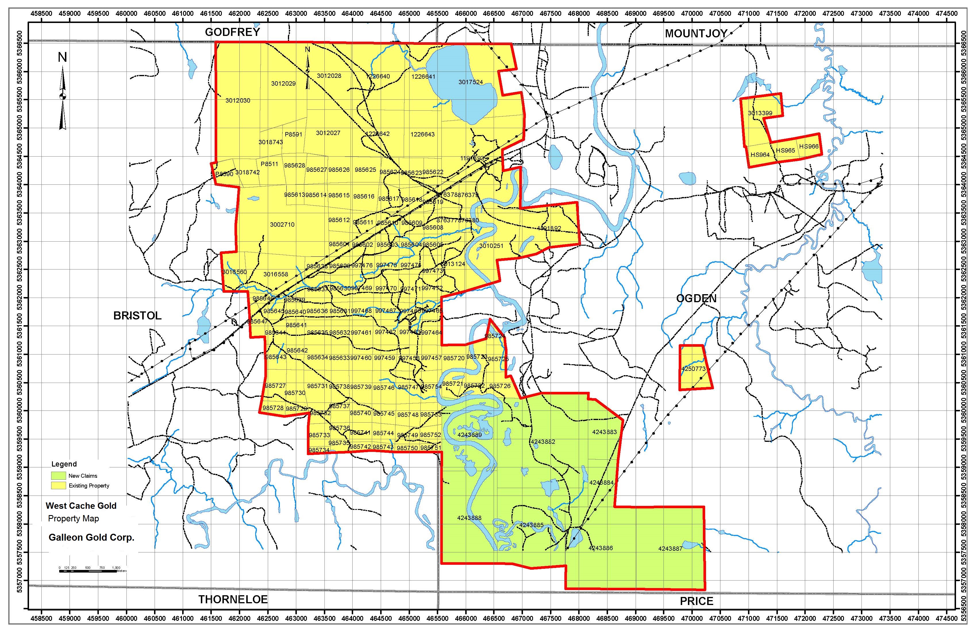West Cache Gold Project | Galleon Gold Corp.